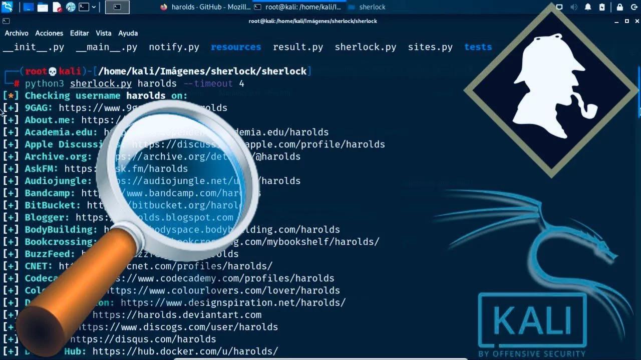 Como Instalar Sherlock en Kali Linux