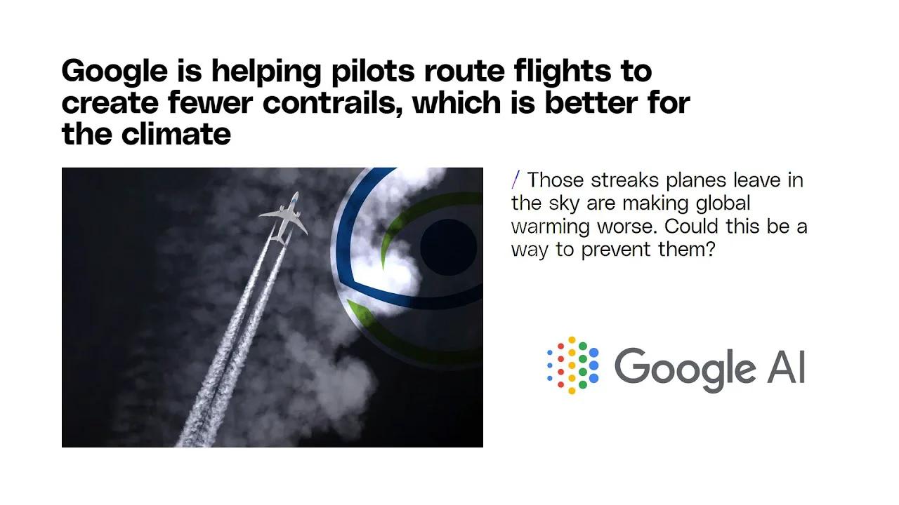 Google AI For Contrail Control