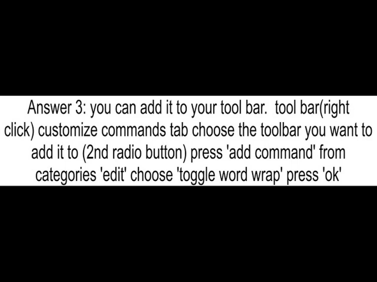 How to word wrap in SQL Server Management Studio