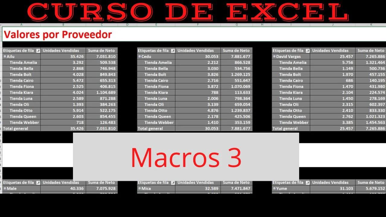 Curso Excel - Clase 22 - Macros 3 Vba