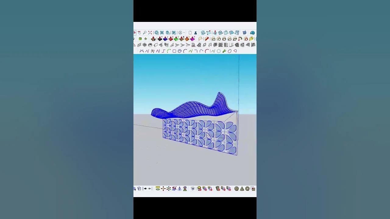 sketchup tutorial / create parametric roof