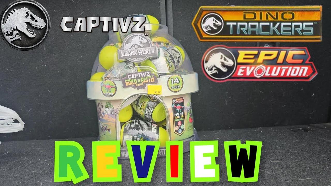 JURASSIC WORLD DINO TRACKERS (EPIC EVOLUTION) CAPTIVZ REVIEW AND UNBOXING