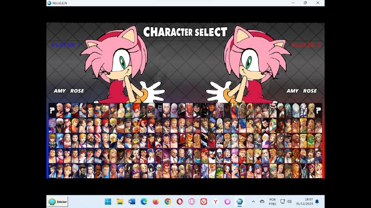 Amy Rose from Sonic the Hedgehog Series In CVS POTS Style for Capcom Vs ...