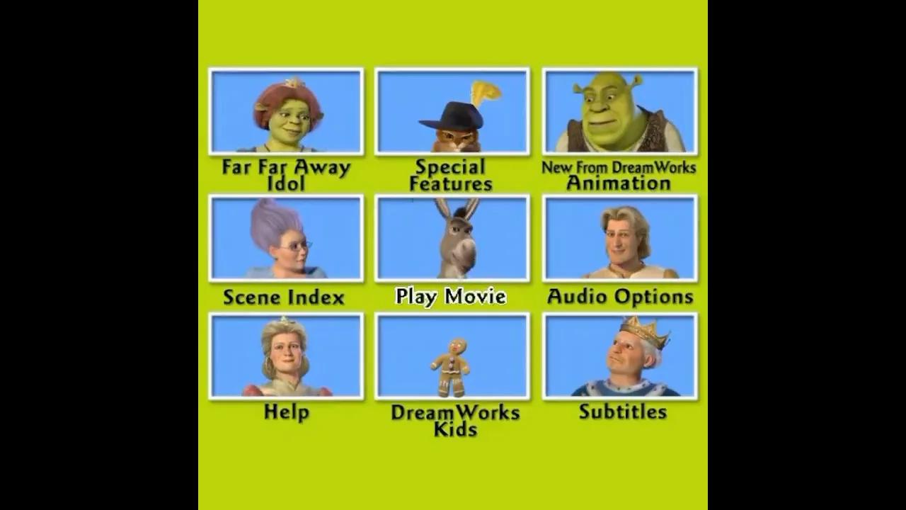 Shrek 2 DVD Menu
