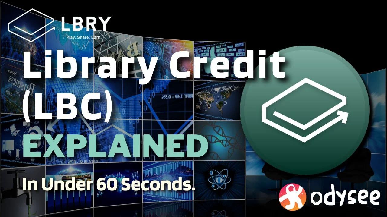 What is Library Credit (LBC)? | LBRY Explained in Under 60 Seconds