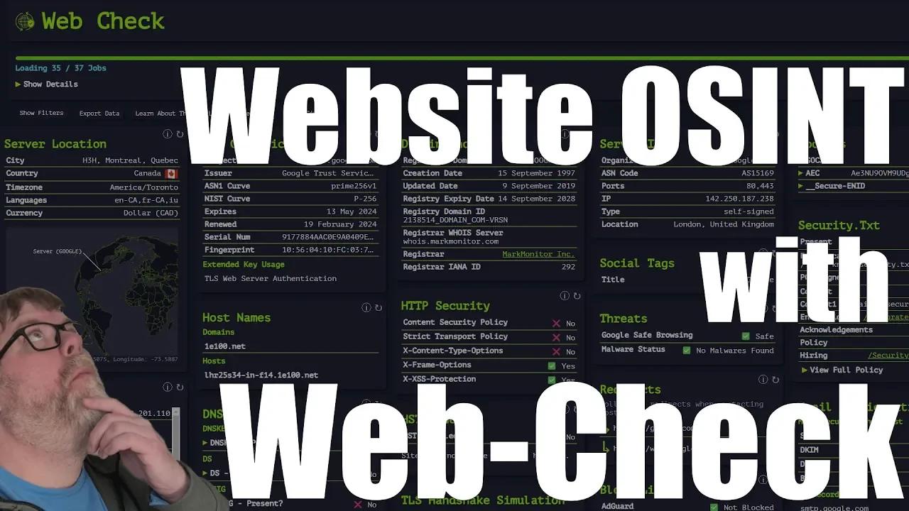 Unlocking Web Secrets: Effortless OSINT with Lissy93's Web-Check!