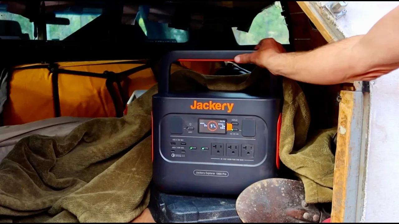 Understanding Portable Power - The Jackery 1000 Pro Solar Generator, PERFECT for NOMADS