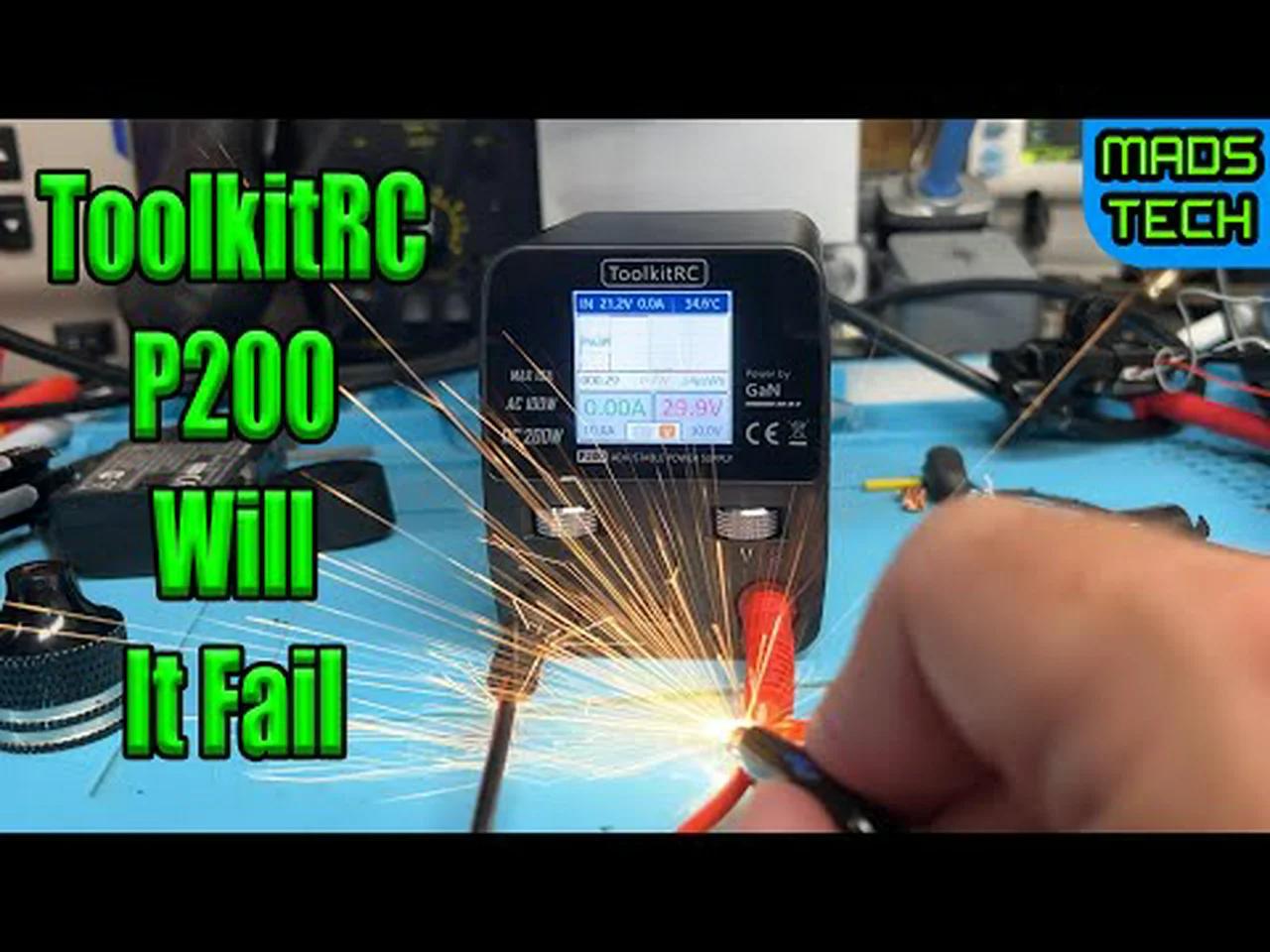 ToolkitRC P200 PSU - Load & Short Testing