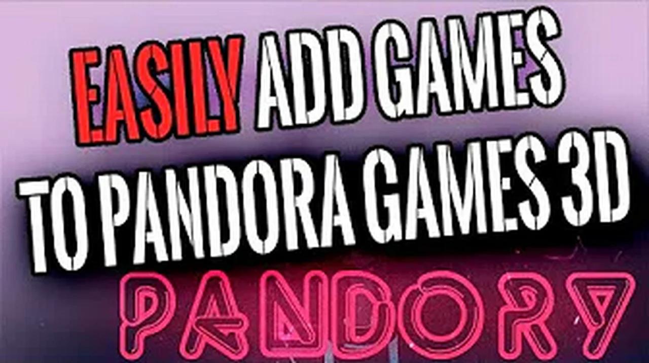 EASY! Adding games to Pandora Games 3D / 9H / Goldensky G6 - PANDORY