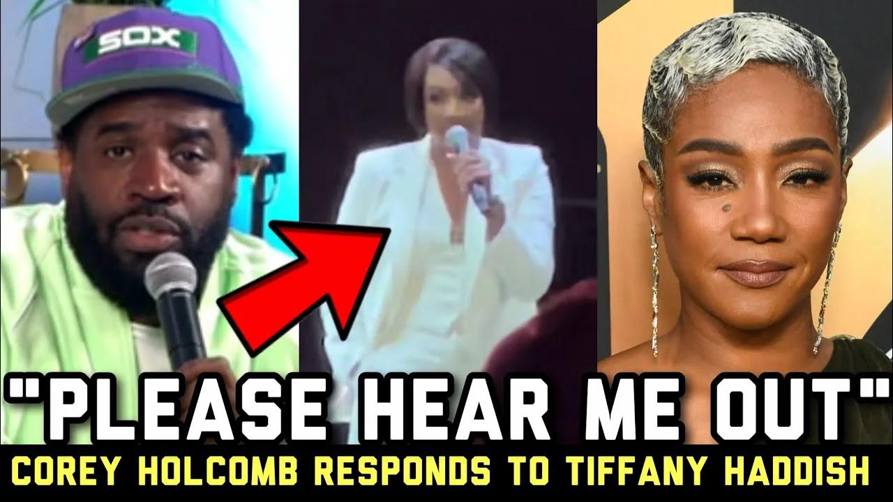 Corey Holcomb RESPONDS To Tiffany Haddish Getting Boo'd On Stage Over ...