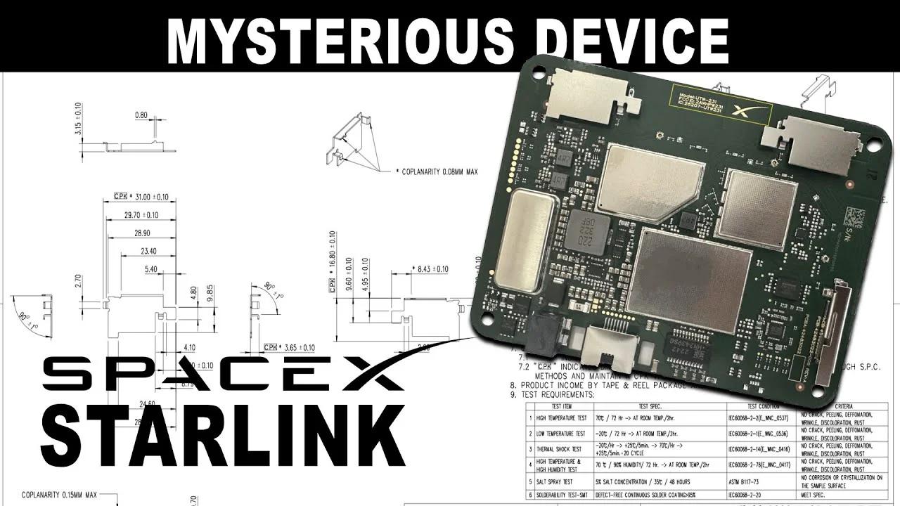 SpaceX Starlink New Mysterious Device