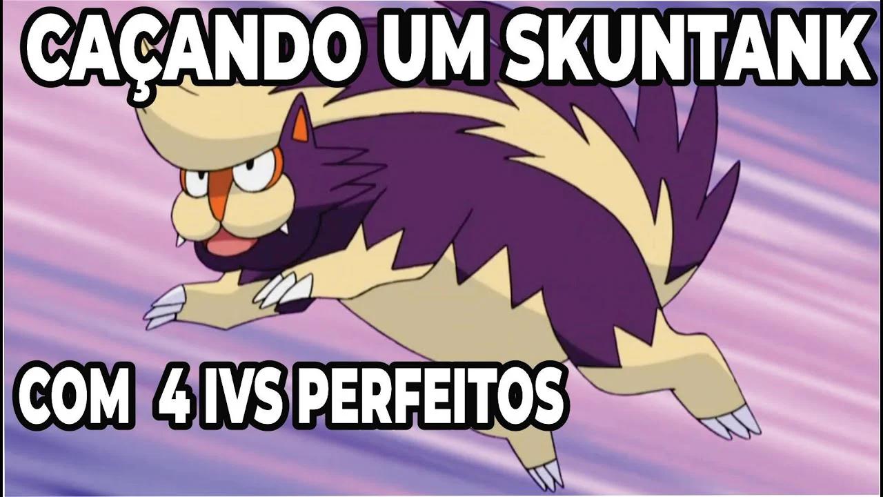 Estamos caçando um Skuntank com 4 IVs perfeitos pra usar no competitivo