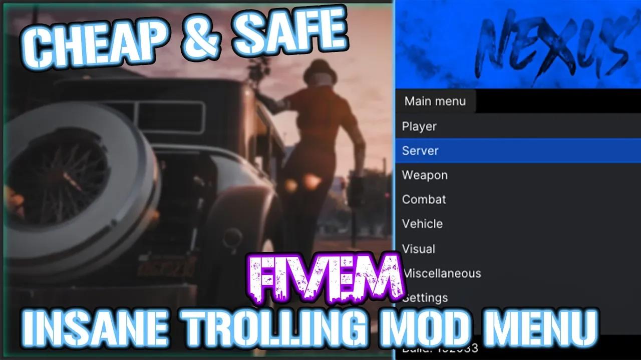 INSANE TROLLING MOD MENU for FiveM (Nexus) - RedEngine Lua - Player ...