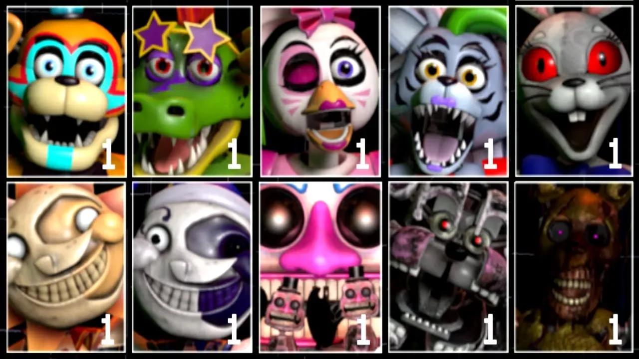 FNAF Security Breach in Ultimate Custom Night (FNAF Mods)
