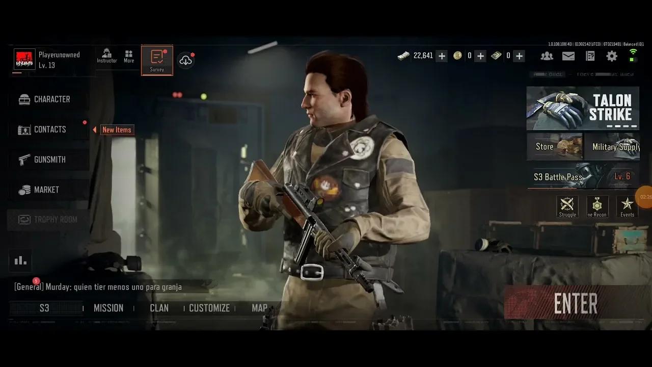 Building a load out in Arena Breakout fps season 3
