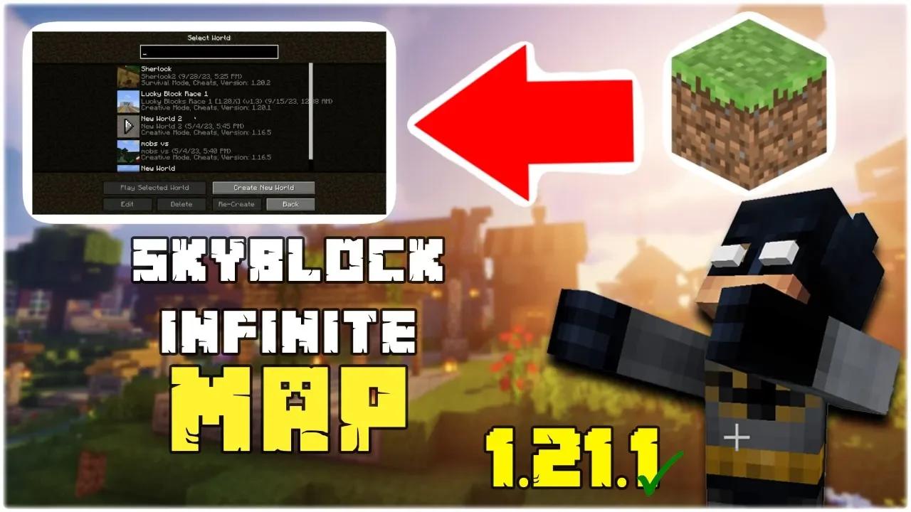 How To Install Skyblock Infinite Map in Minecraft 1.21.1 (2024)