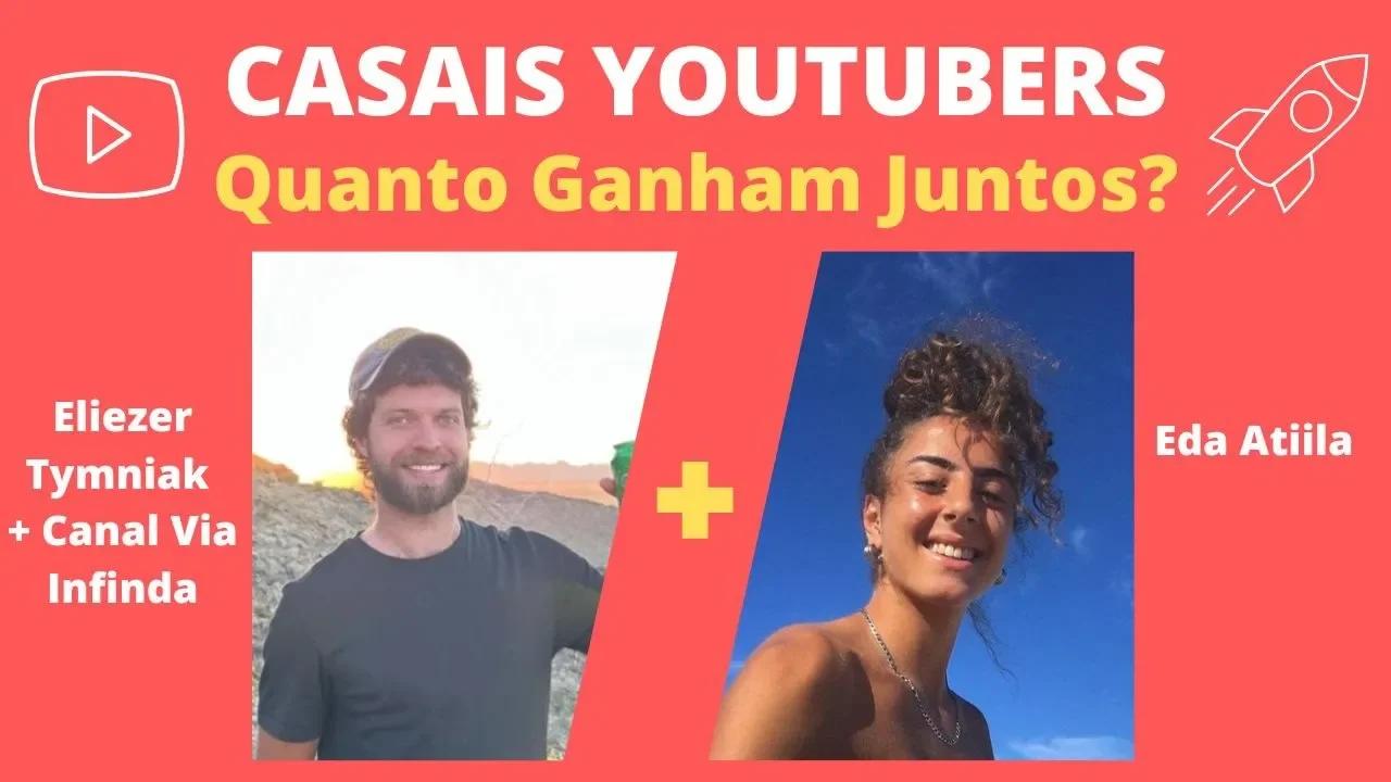 CASAL YOUTUBER: Eliezer Tymniak e Eda Atilla + Canal Via Infinda