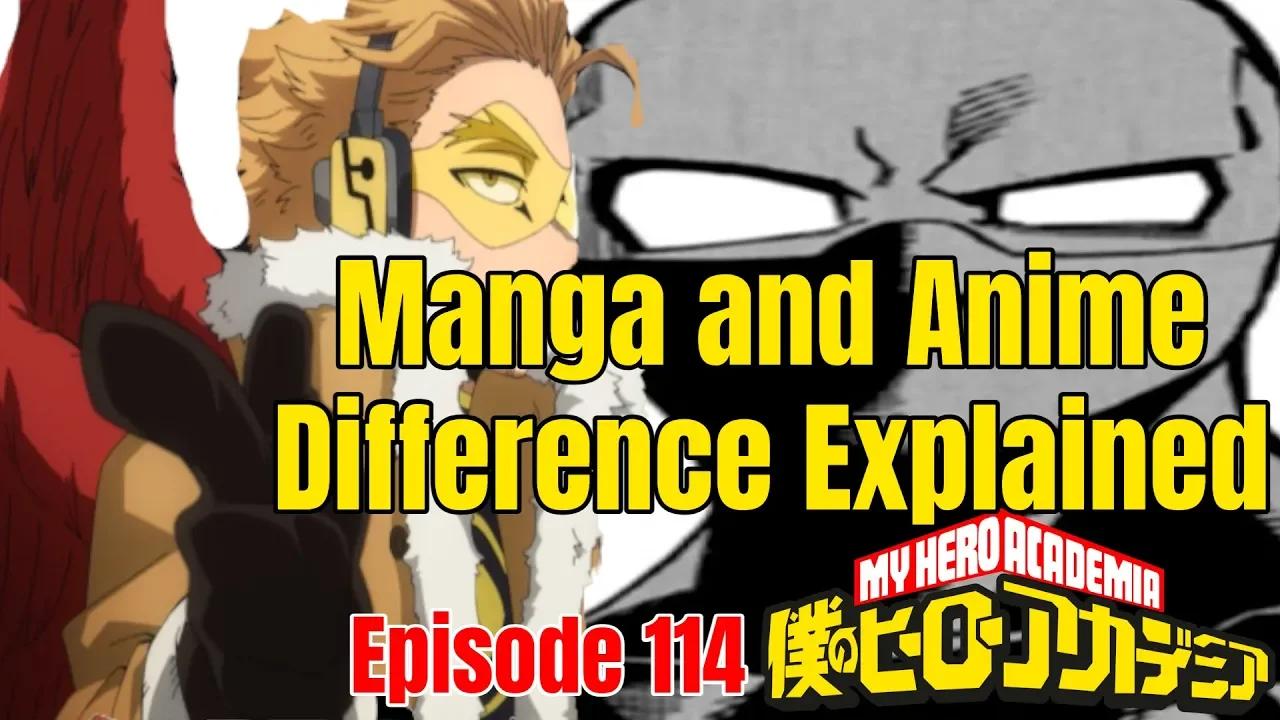 My Hero Academia Episode 114 Manga and Anime Difference Explained ...