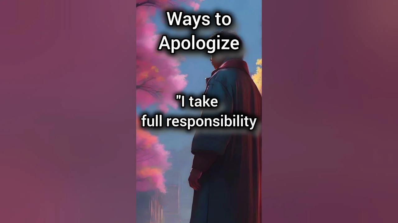ways to apologize #apology #apologize #sorry #regret #mistake # ...