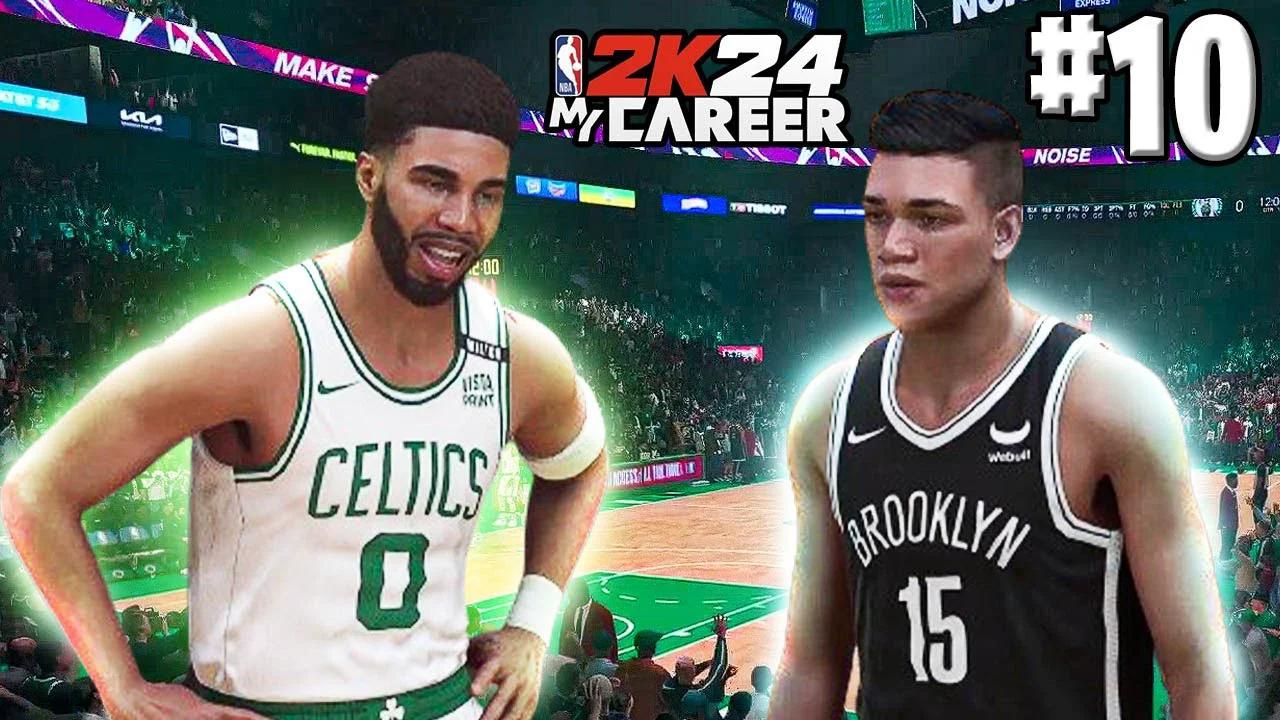 🔥 O DUELO ÉPICO COM JAYSON TATUM! 😱🏀 | My Career NBA 2K24 #10