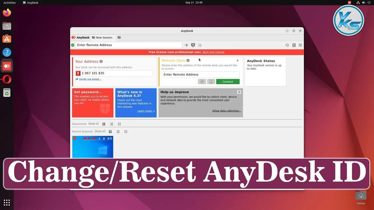 How To Change/Reset Anydesk ID in Ubuntu