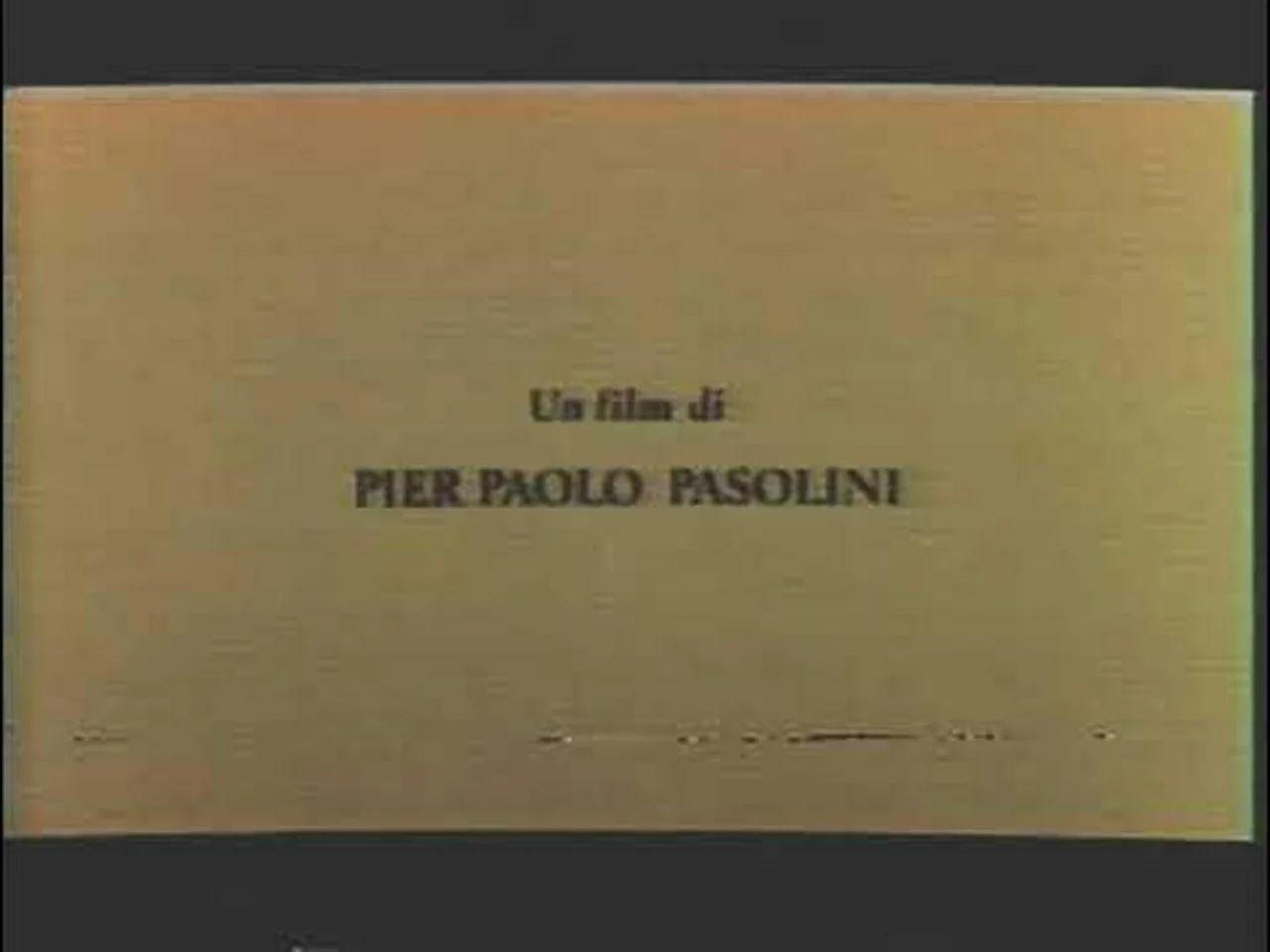 "Il Decameron" Italian film start credits title card music etc VHS RIP