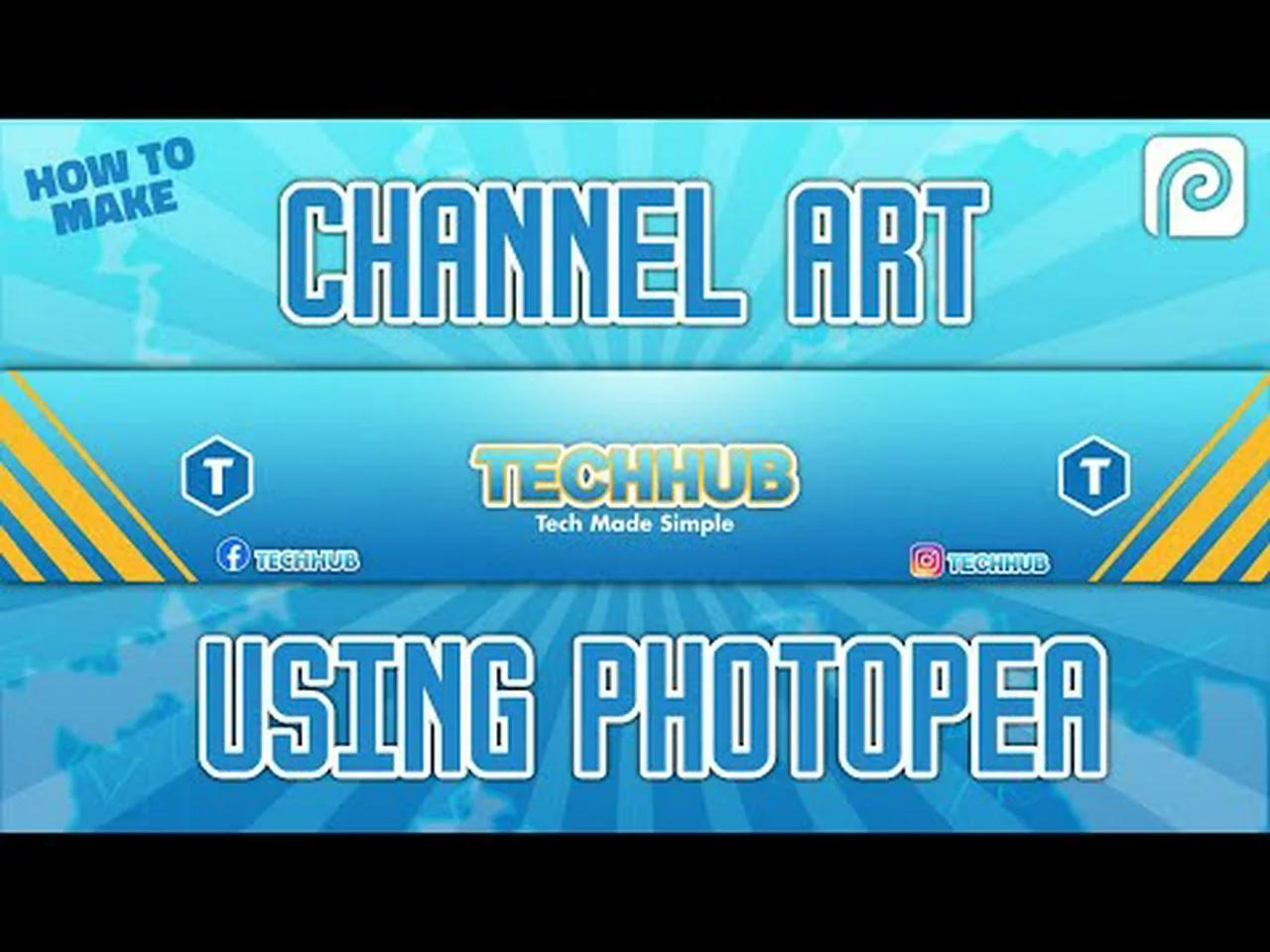 How To Make A Simple Youtube Banner In Photopea