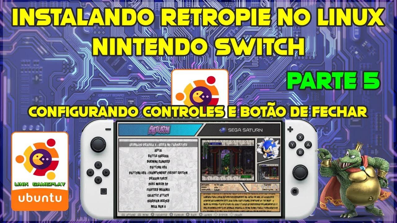 INSTALANDO RETROPIE NO LINUX - CONFIGURANDO CONTROLES E BOTÃO DE FECHAR ...