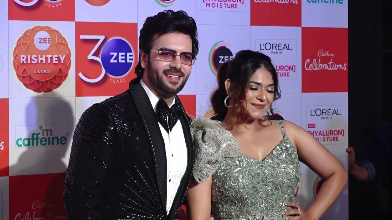 "Zee Rishtey Awards Red Carpet: A Night of Elegance and Glamour"