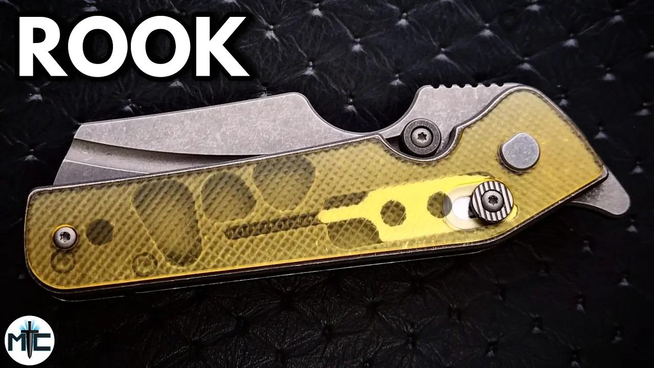 The COOLEST Knife Of 2023? Serge Panchenko / Hawk Knives Rook ...