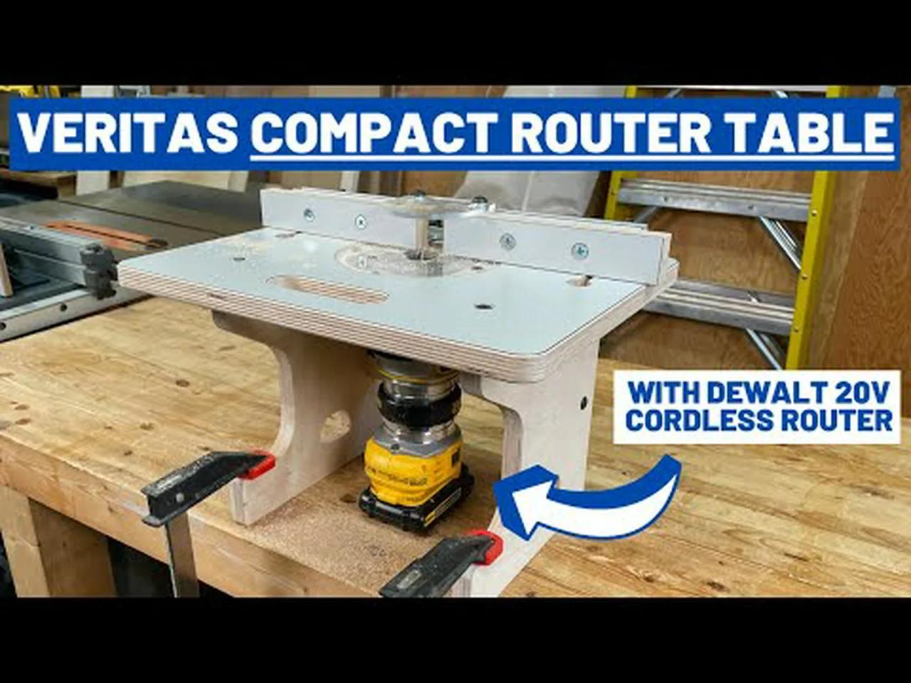 Veritas Router Table for Compact Routers // Unboxing, Setup, and First ... Veritas Router Table for Compact Routers // Unboxing, Setup, and First ...
