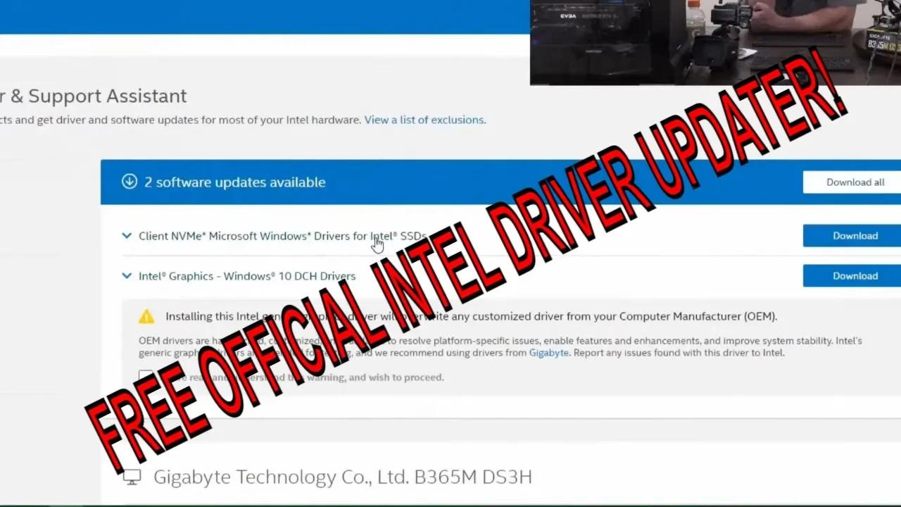 Intel Driver Update Assistant (Planet Kryos edit)