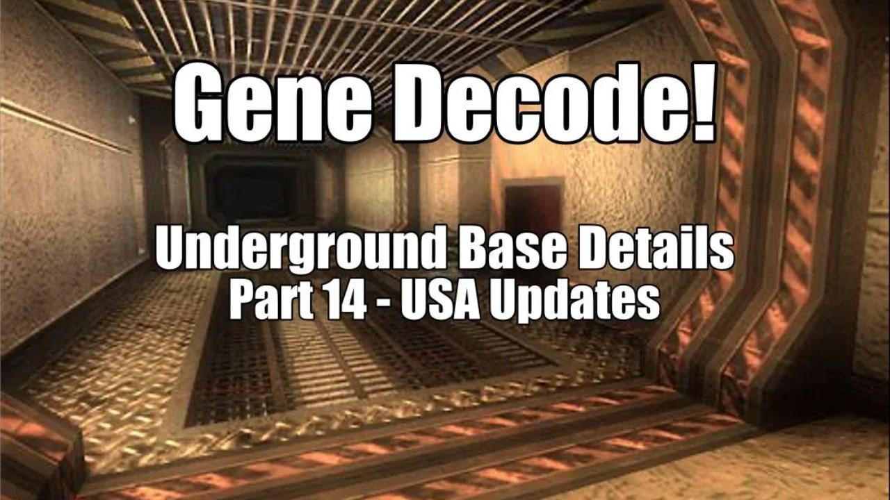 Gene Decode! Underground Base Details: Part 14 - USA Updates. B2T Show ...
