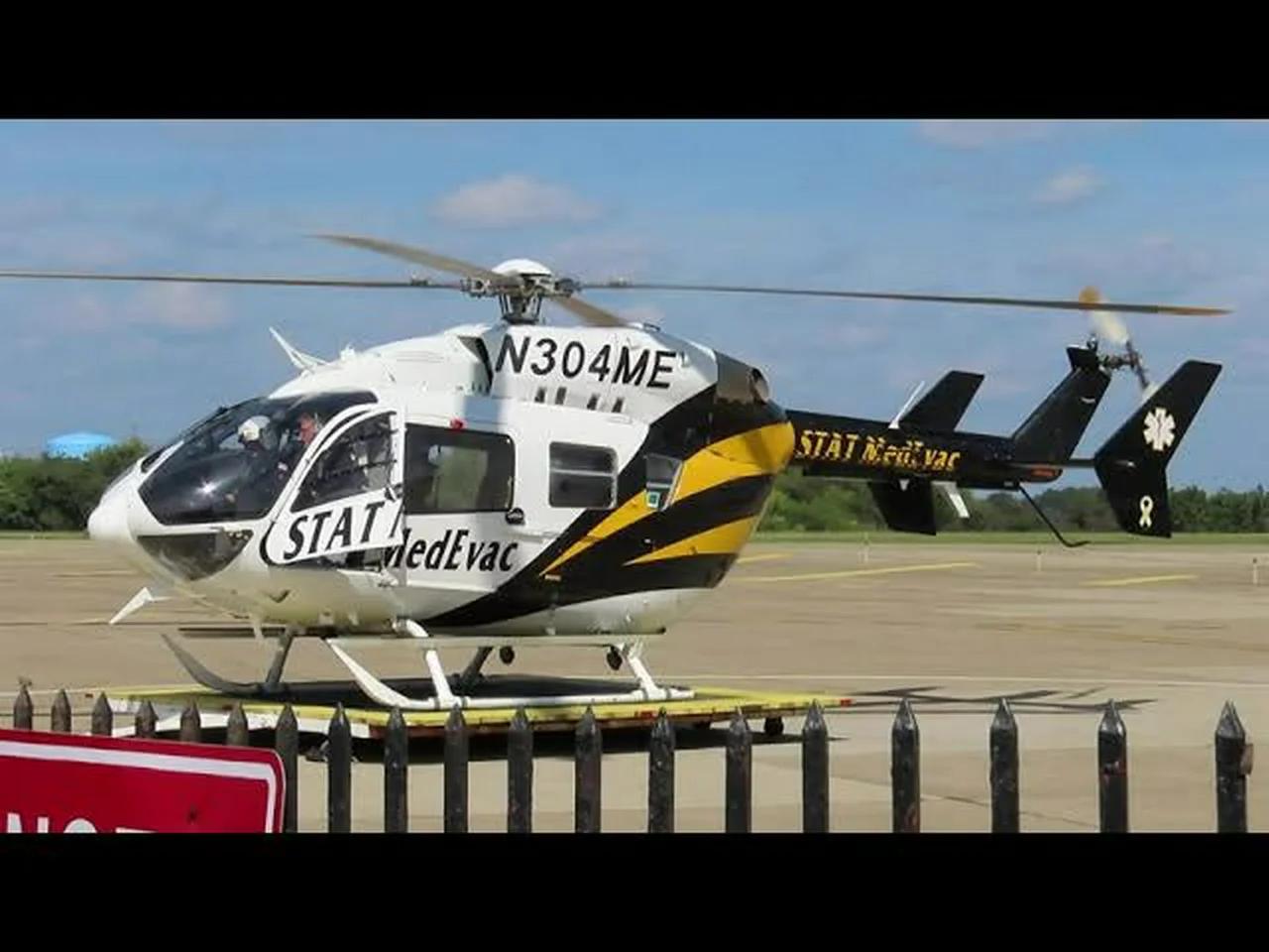 N304ME - STAT MedEvac EC145 Taking Off