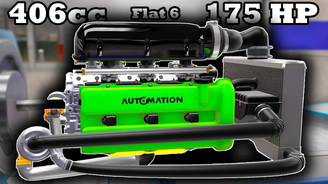 The Most Smallest, Powerful Boxer 6 Engine Ever | Automation The Car ...