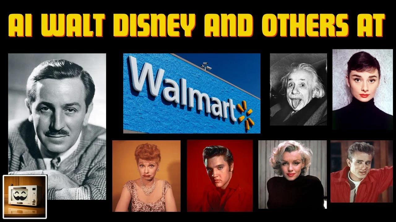 Historical Figures Brought to Life at Walmart! Like Walt Disney - AI ...