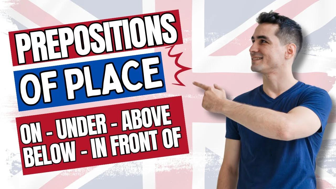 Prepositions of place - in / on / below / under / above