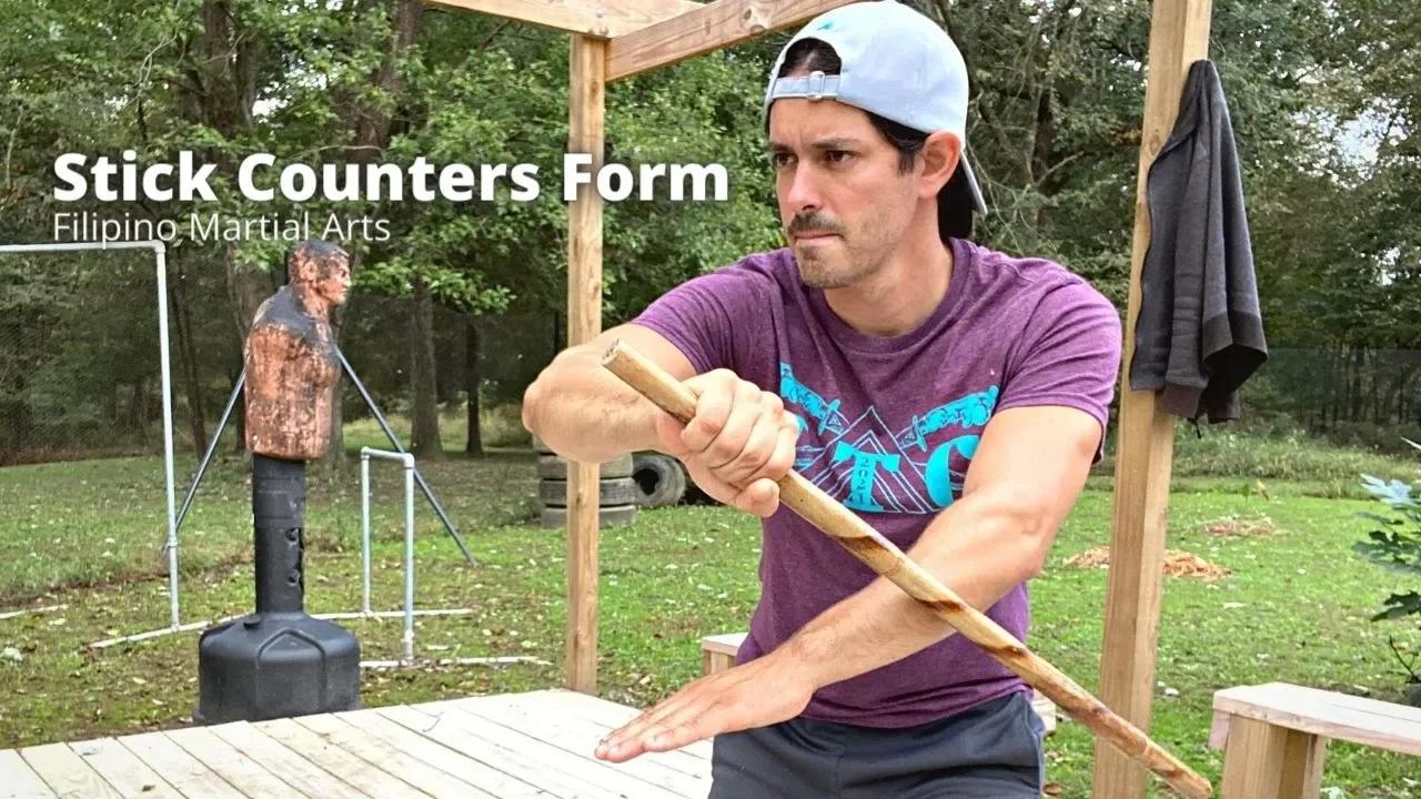 Filipino Stick Fighting Counter Techniques - Escrima Sticks (Must Watch!)