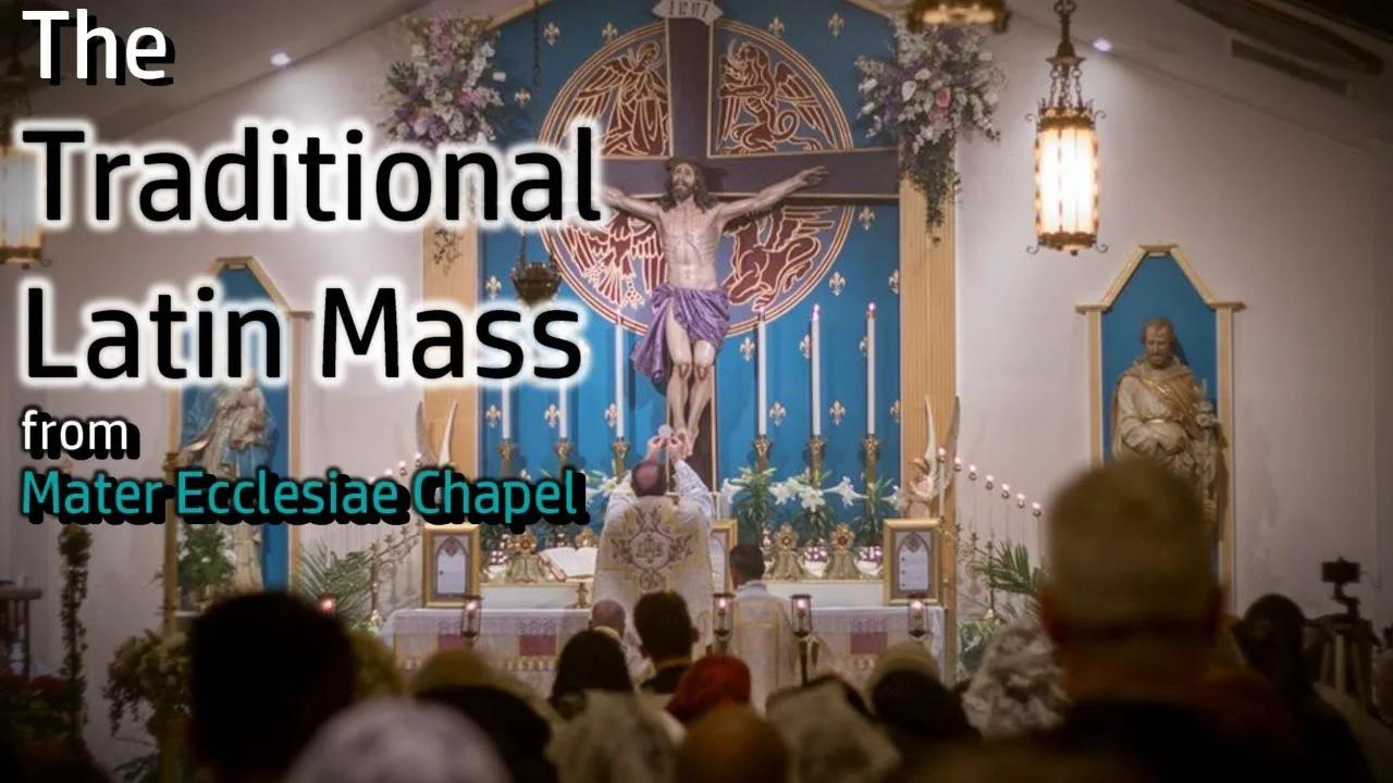 The Traditional Latin Mass from Mater Ecclesiae Church | Sun, Jan. 17, 2021