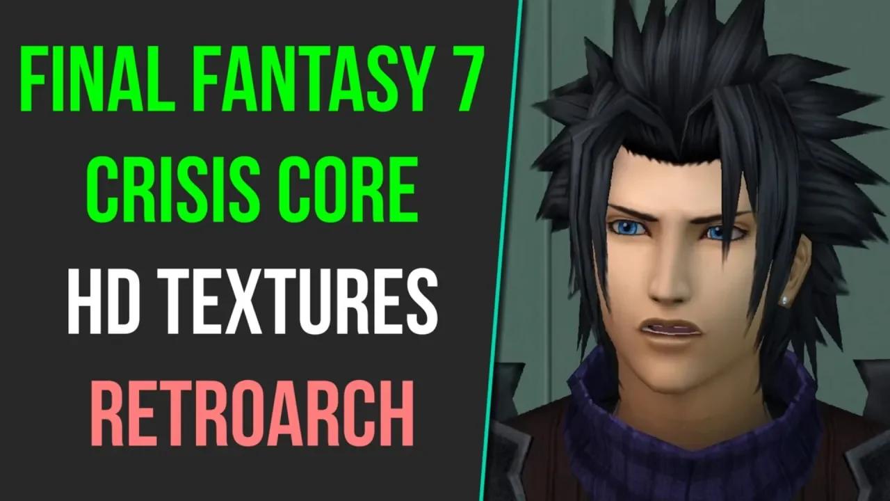 How to Install Final Fantasy 7 Crisis Core HD Texture Pack in PPSSPP ...