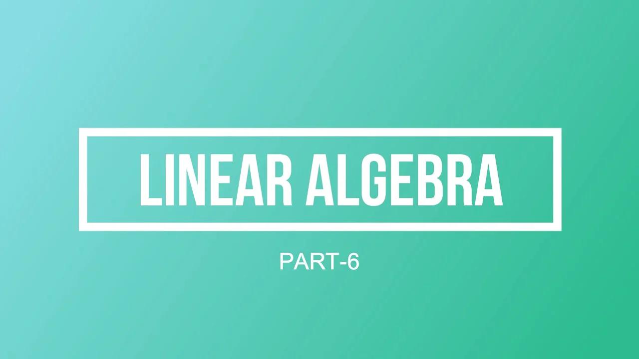 Part6 Some Vector Operations Using Matrices And Problems
