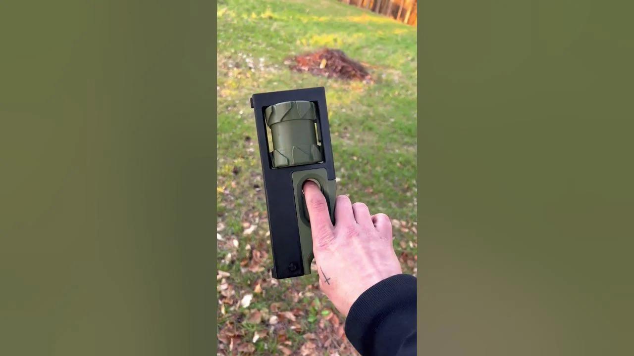 3d printed .22lr revolver 🔫 #3dprint #3dprinting #shooting #22lr #gun