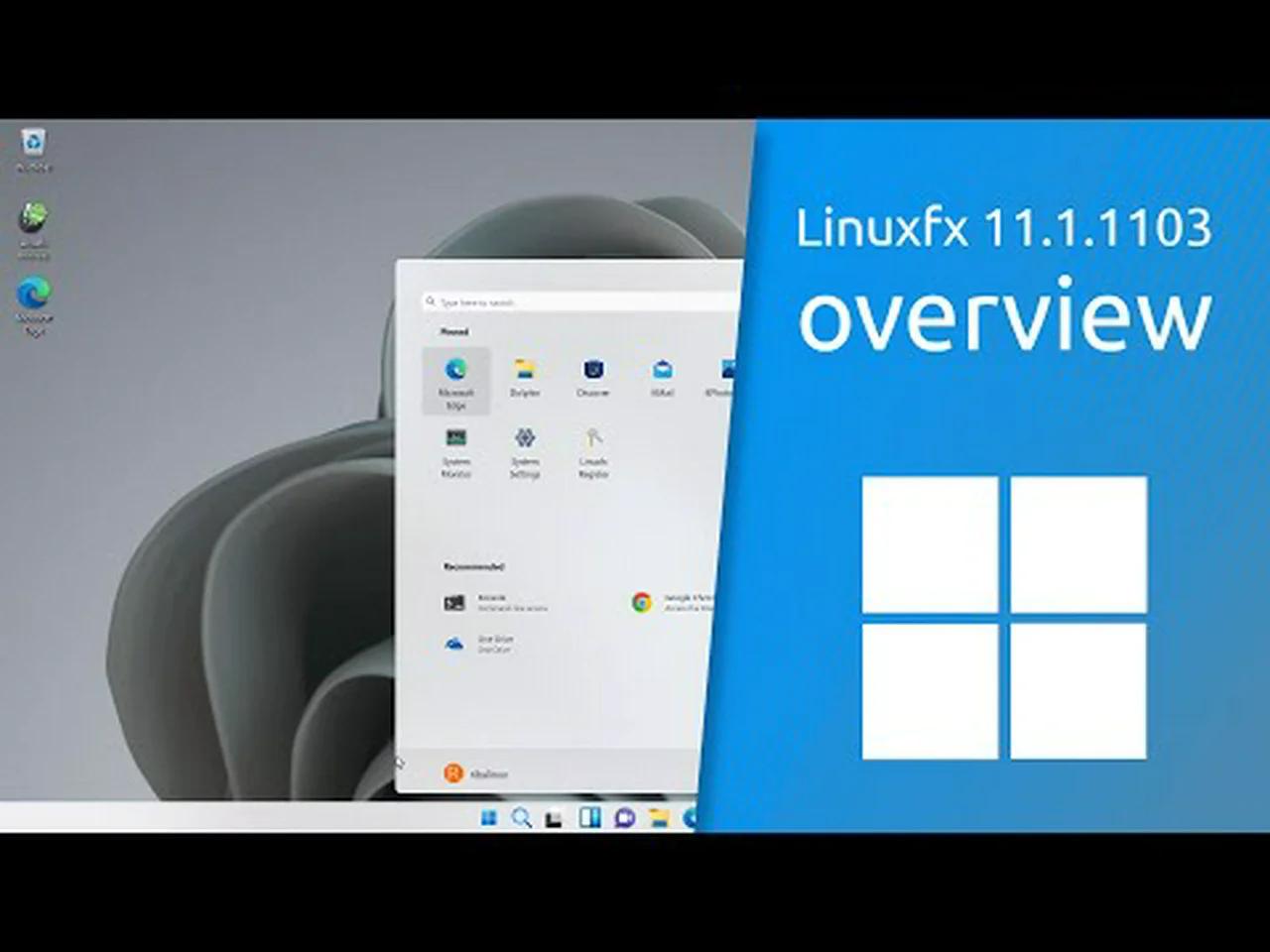 Linuxfx 11.1.1103 overview | Fast, stable and very safe