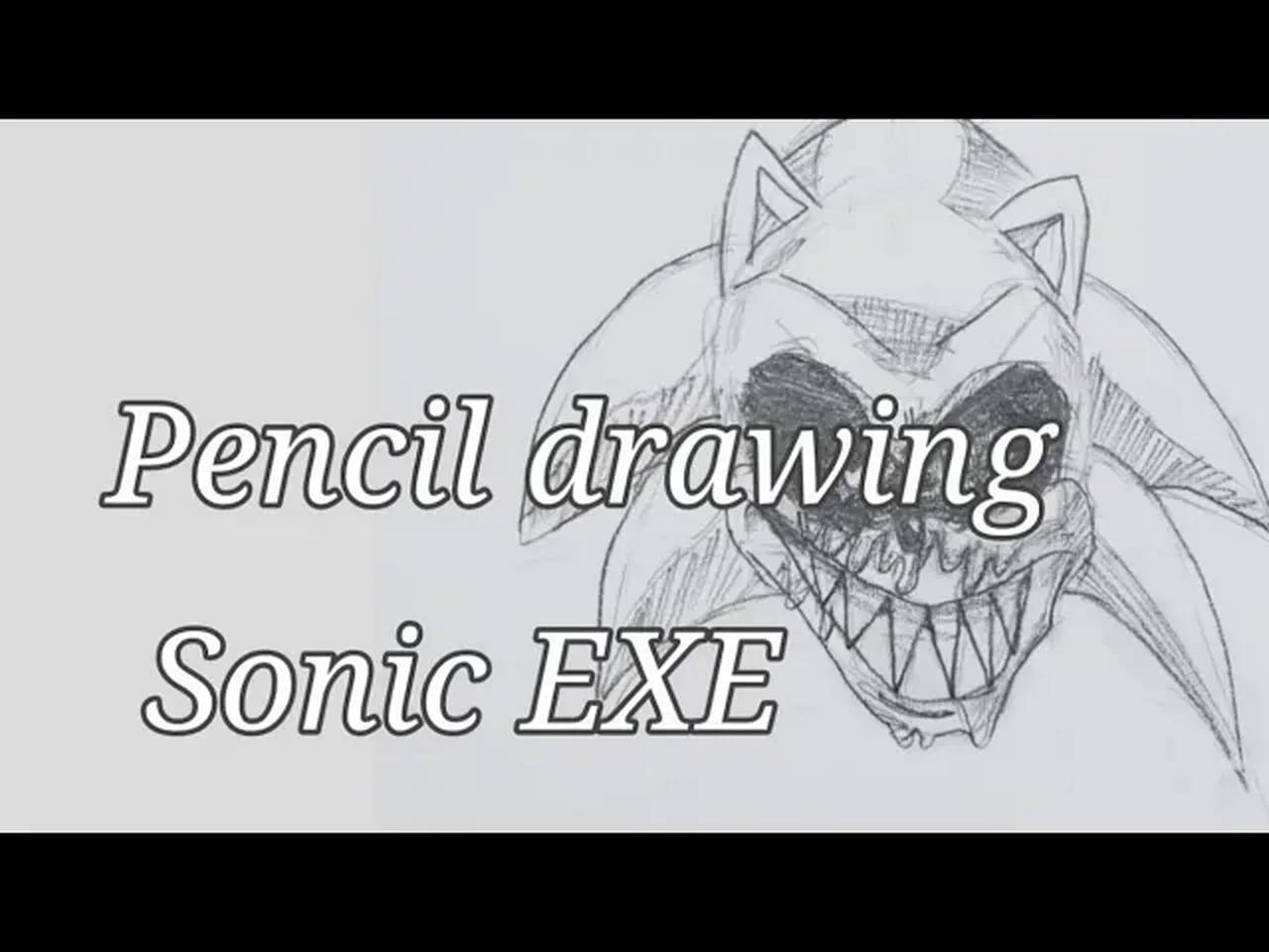 How to draw Sonic EXE | #130 #drawing #sonic #exe #art #sketch