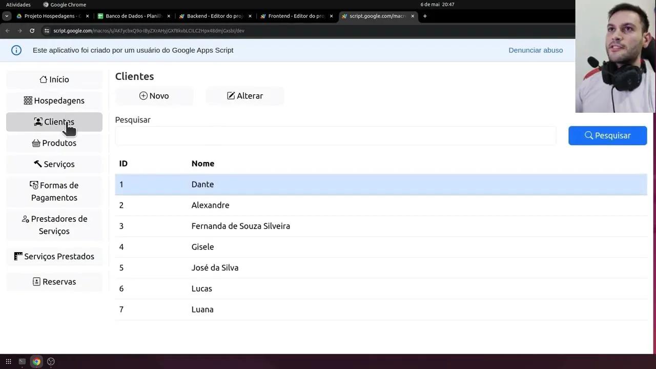 Parte 47 - Desenvolvimento de Sistemas com Apps Script