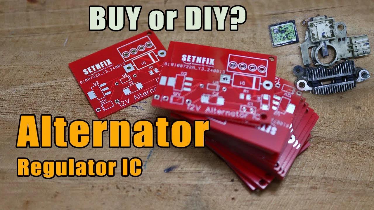 DIY Car Alternator IC Replacement: How to Fix a Burnt Regulator and ...