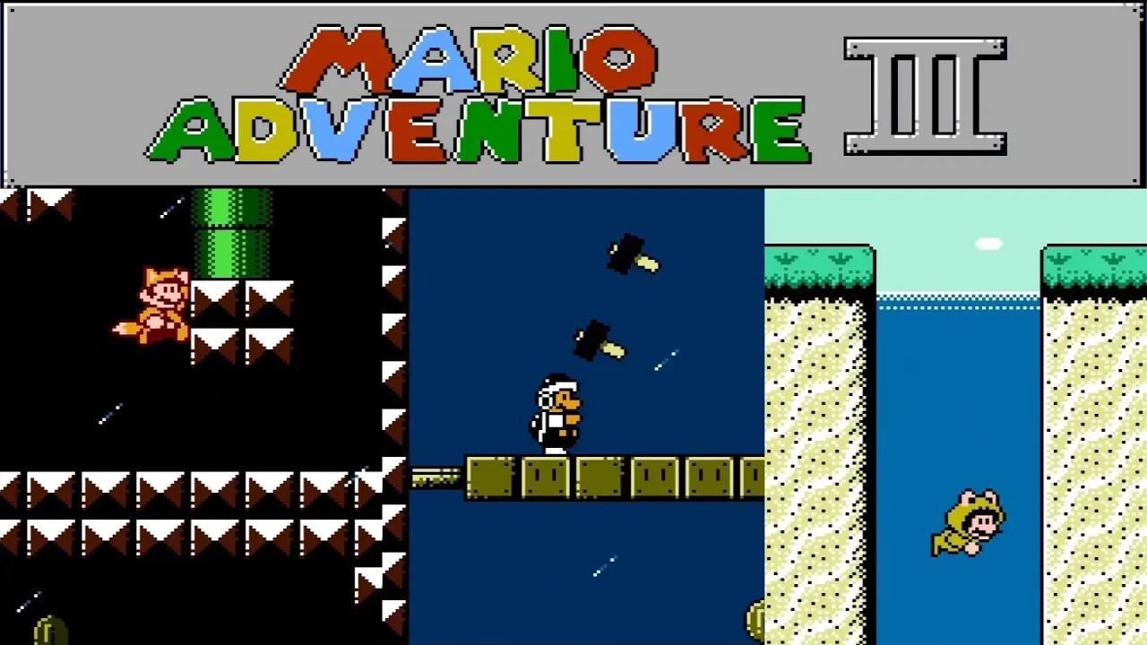 Mario Adventure 3 (Super Mario Bros. 3 Hack) World 1, Part 2 - NES ...