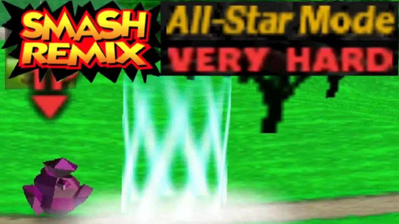 Smash Remix - All-Star Mode Gameplay with Polygon Kirby (VERY HARD)