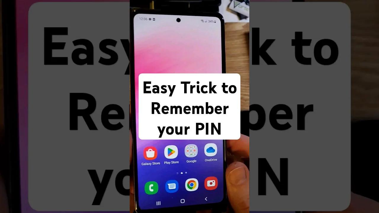 Samsung Galaxy A53 5G Remember Your Pin Pattern or Password