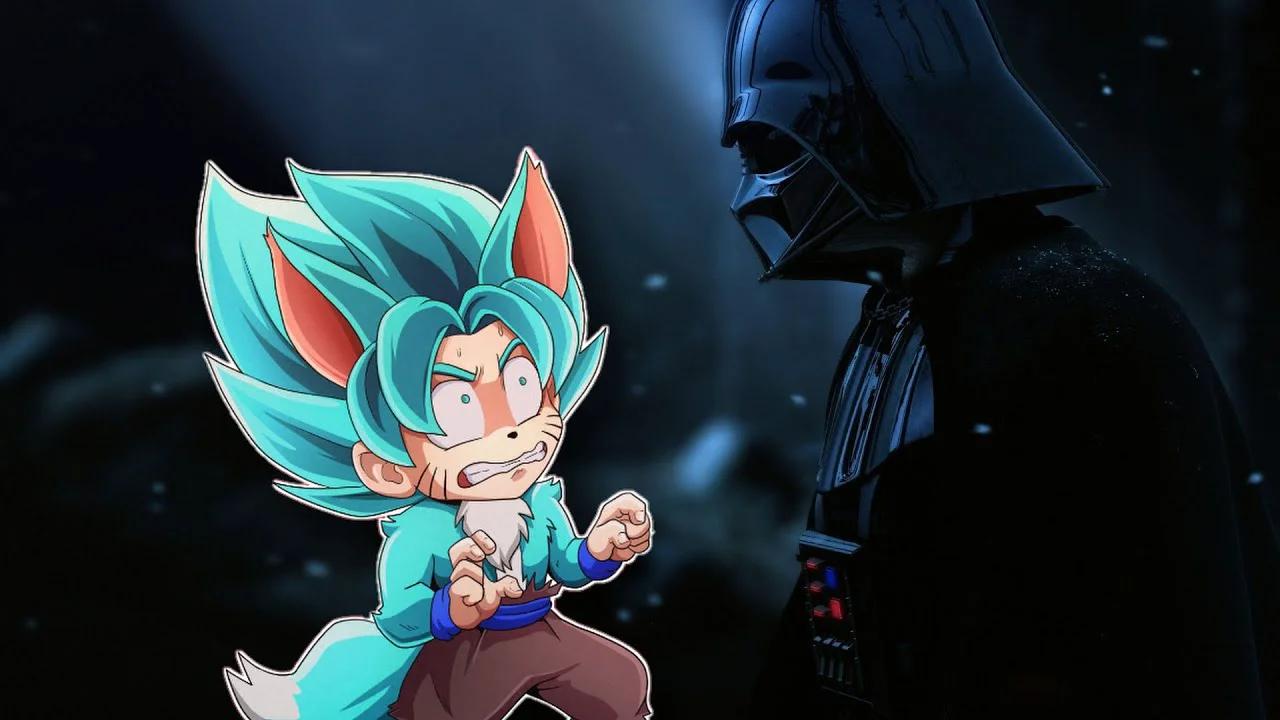 Wolfku Meets Darth Vader